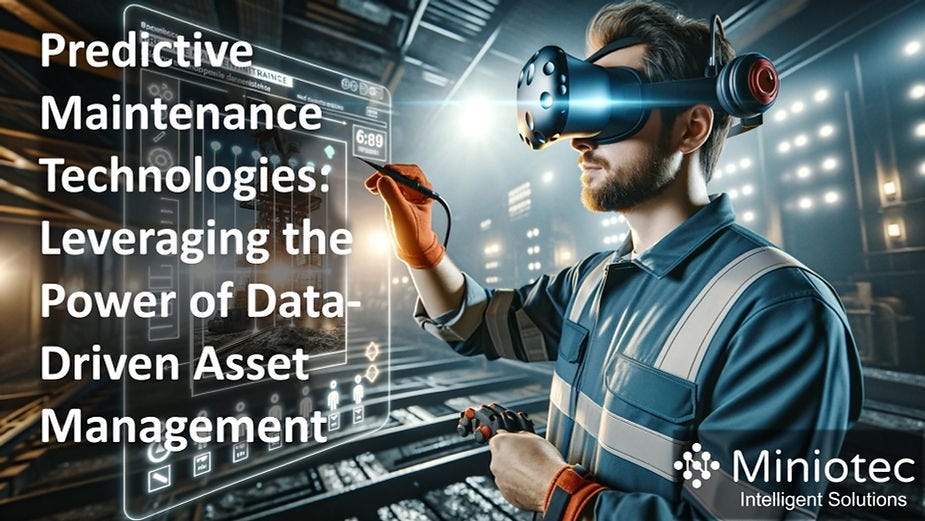 Predictive Maintenance Technologies: Leveraging the Power of Data-Driven Asset Management | by ...
