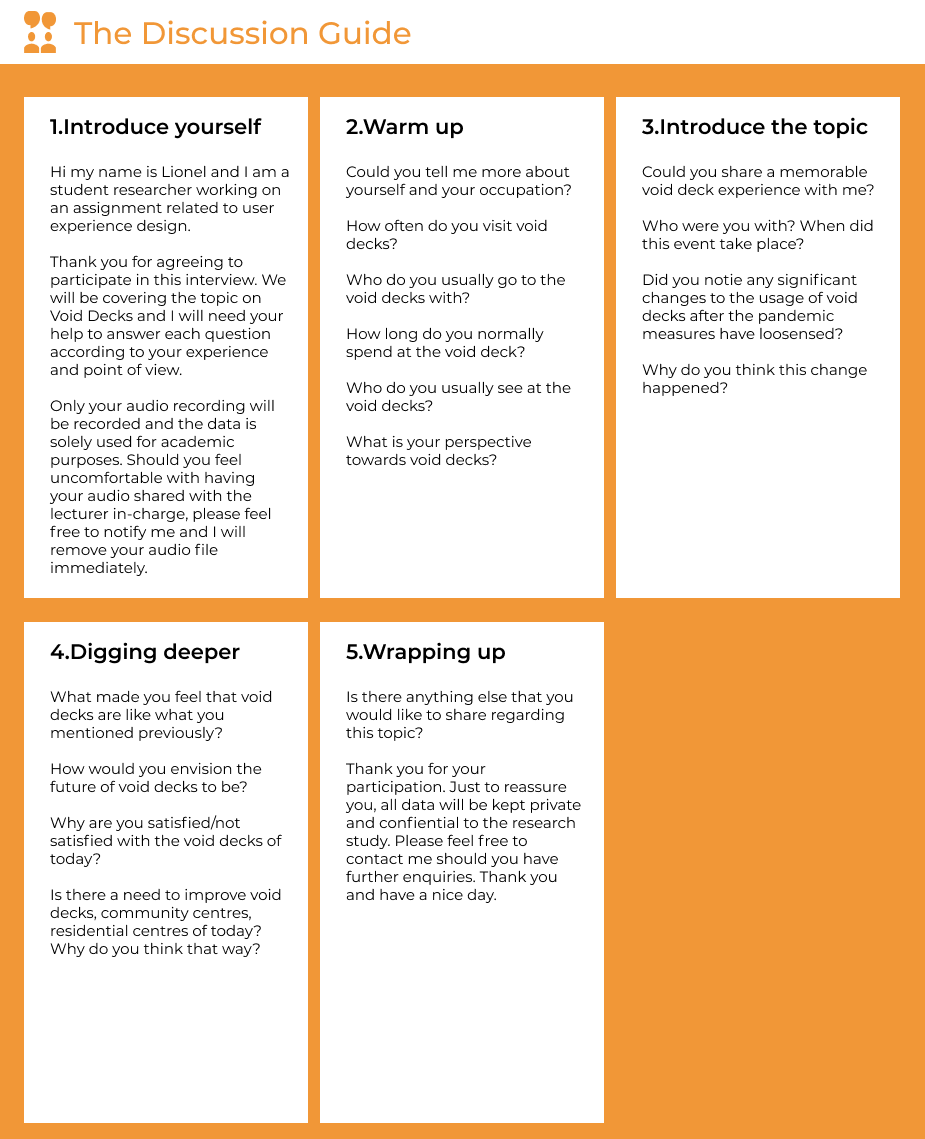 06. The Discussion Guide. Having identified the stakeholders, we… | by ...