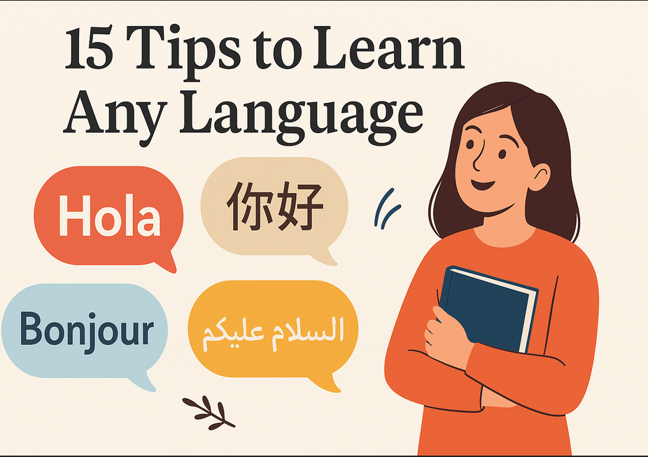 15 Tips to Learn Any Language. Yep… Any language | by Amelia Khouri ...