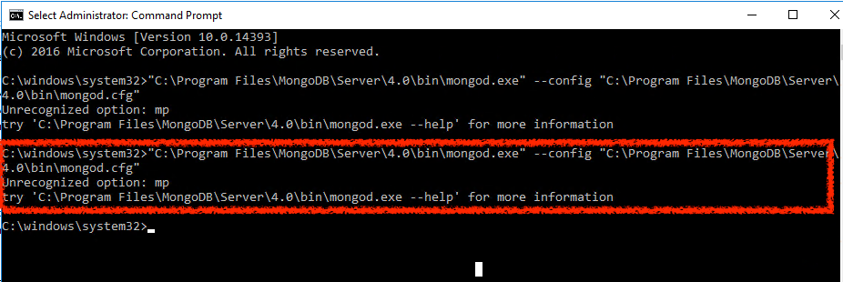 啟動 MongoDB 遇到錯誤 “Unrecognized option: mp” | by Ryan Chen | Medium