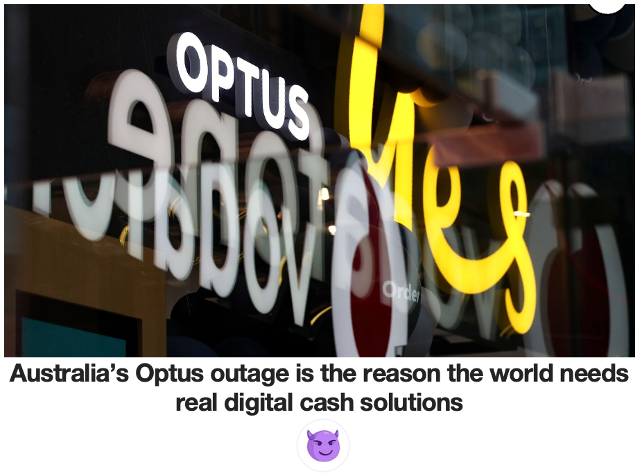 Australia’s Optus outage is the reason the world needs real digital ...
