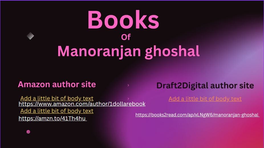 books - Manoranjan ghoshal - Medium