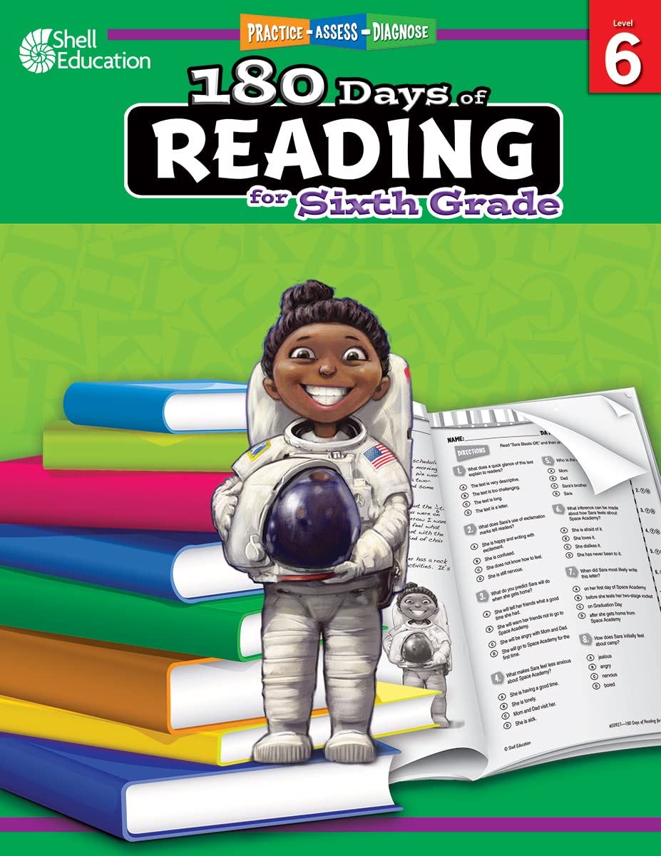 [READ] 180 Days of Reading: Grade 6 — Daily Reading Workbook for ...