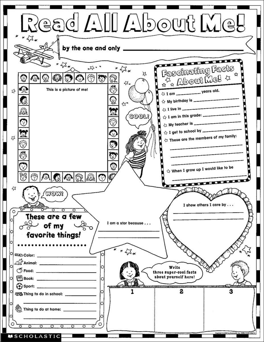 [READ] Instant Personal Poster Sets: Read All About Me: Big Write-and ...