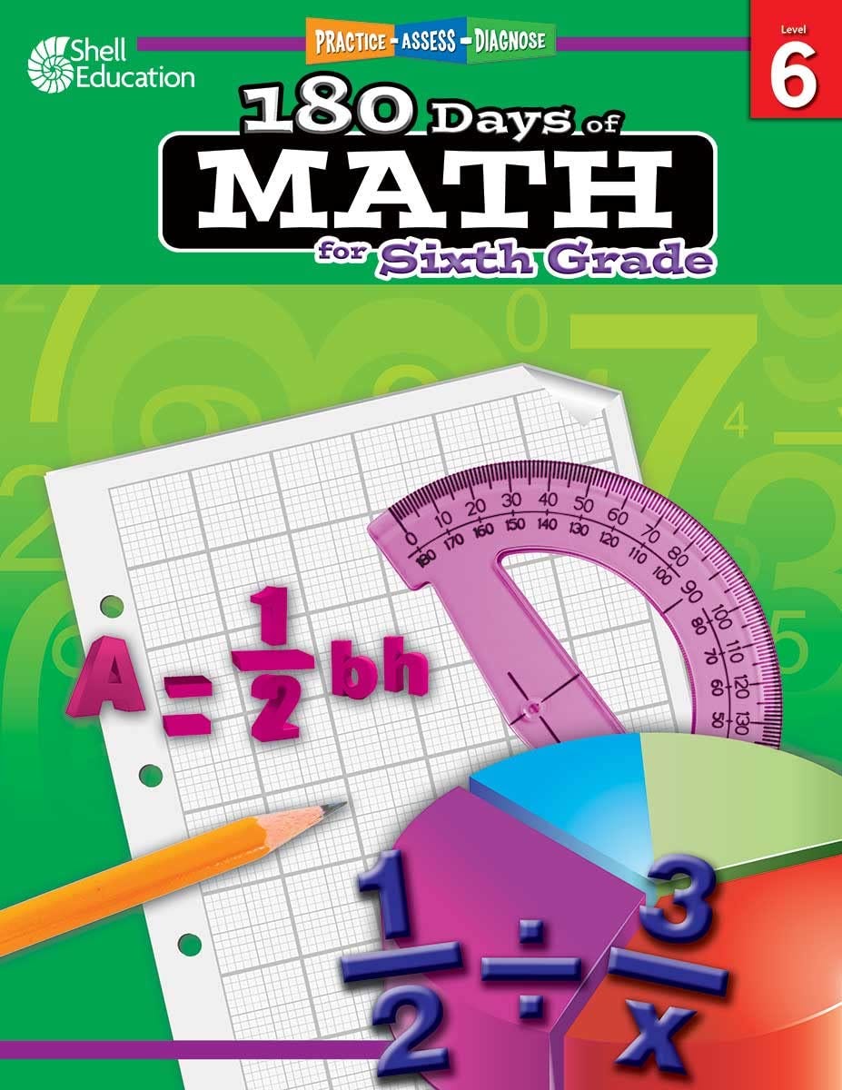 [DOWNLOAD] 180 Days of Math: Grade 6 — Daily Math Practice Workbook for ...