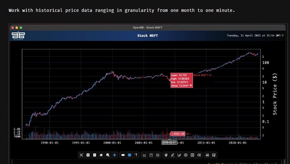 Open BB Terminal Data Access Update | by Peter Amaral | Medium