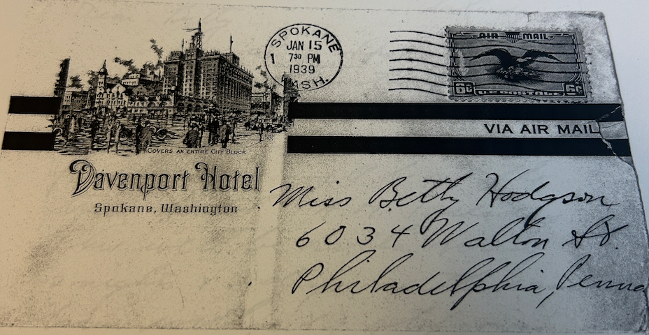 My Grandfather’s Letters — Jan 15, 1939 Spokane 29 of 46 | by Kristen ...
