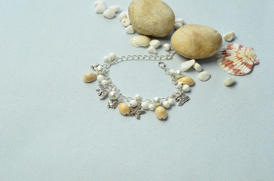 How to Make a Summer Beach Shell Bracelet | by Mengting He | Medium