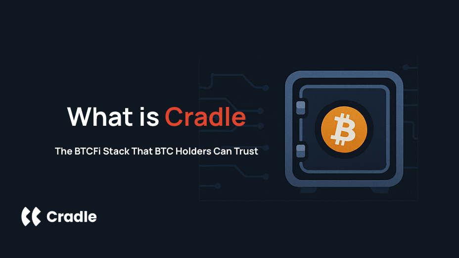 What is Cradle: The BTCFi Stack That BTC Holders Can Trust | by Cradle DEX | Medium