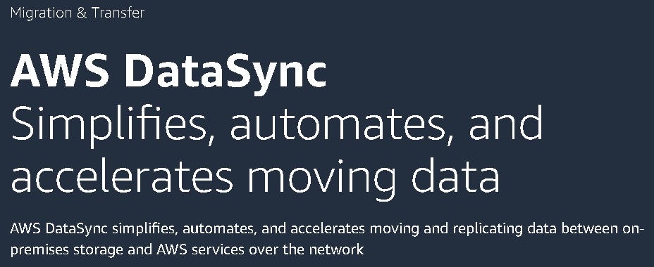 AWS DataSync Basic Walk Through. AWS DataSync is a service that helps ...