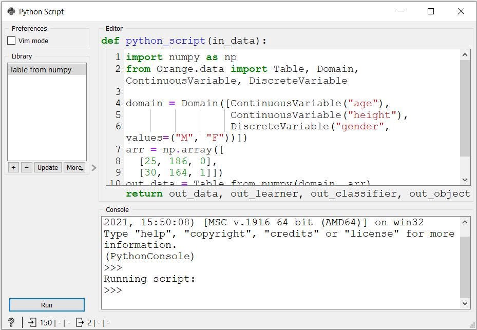 Data Preprocessing with Orange Tool | by 18IT011 Peenal | Medium