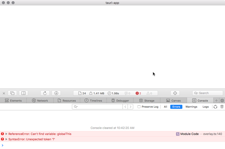 Fix Tauri App Javascript Api Error On Unsupported Mac 10136 By Sutoyocutez Medium