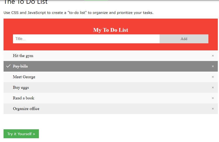 Creating a To-Do List App using Javascript beginner’s perspective | by ...