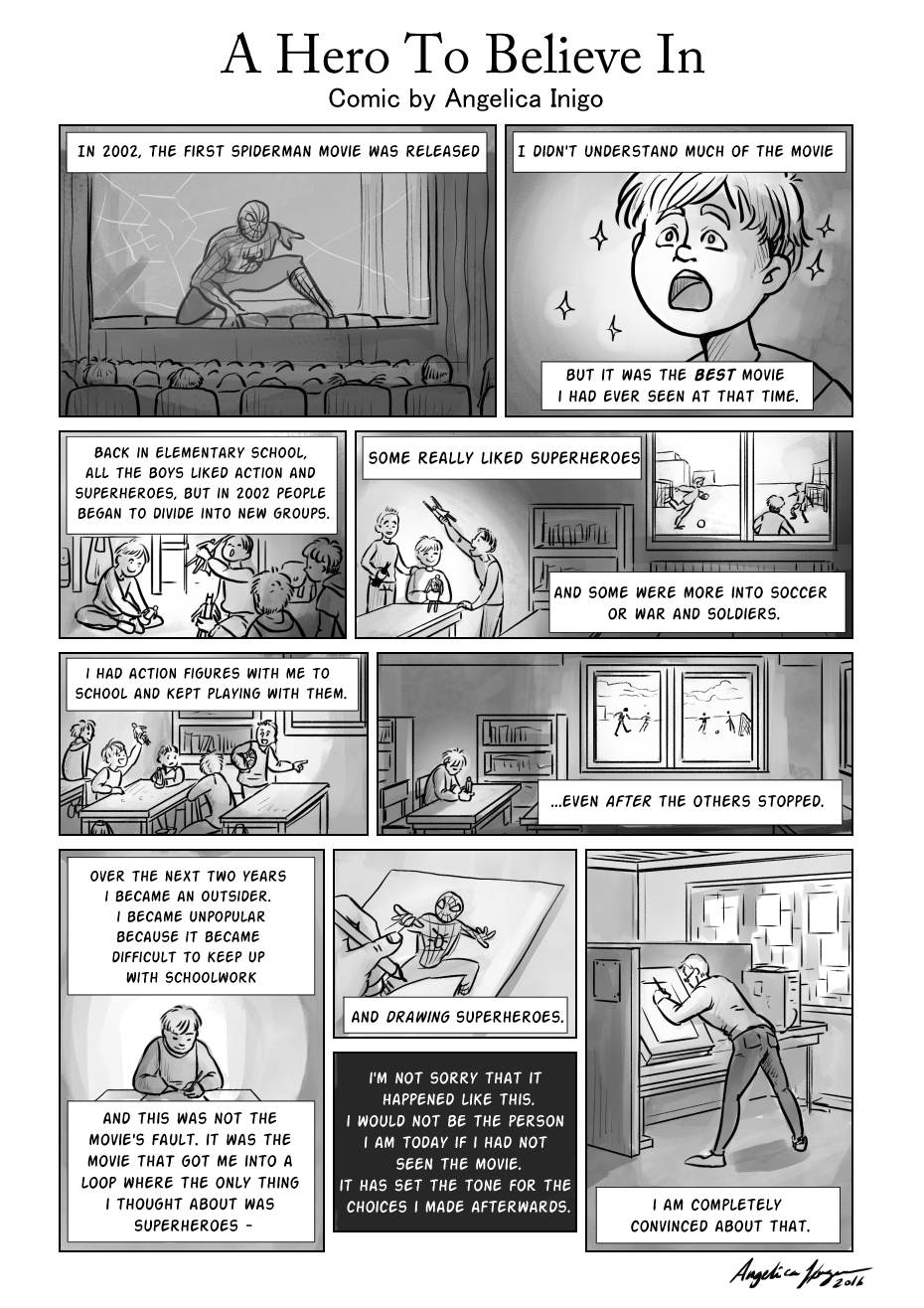 Non-Fiction Comic: A Hero To Believe In | by Angelica Inigo | Panel ...