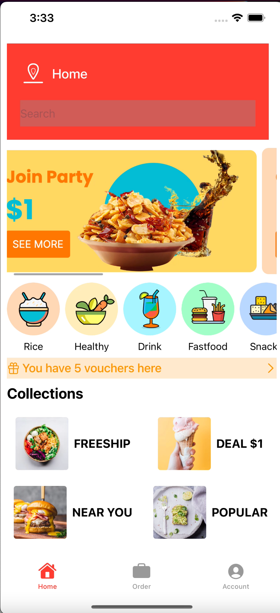 Food Ordering Homepage with API calling. | by Snehagrawal | Medium