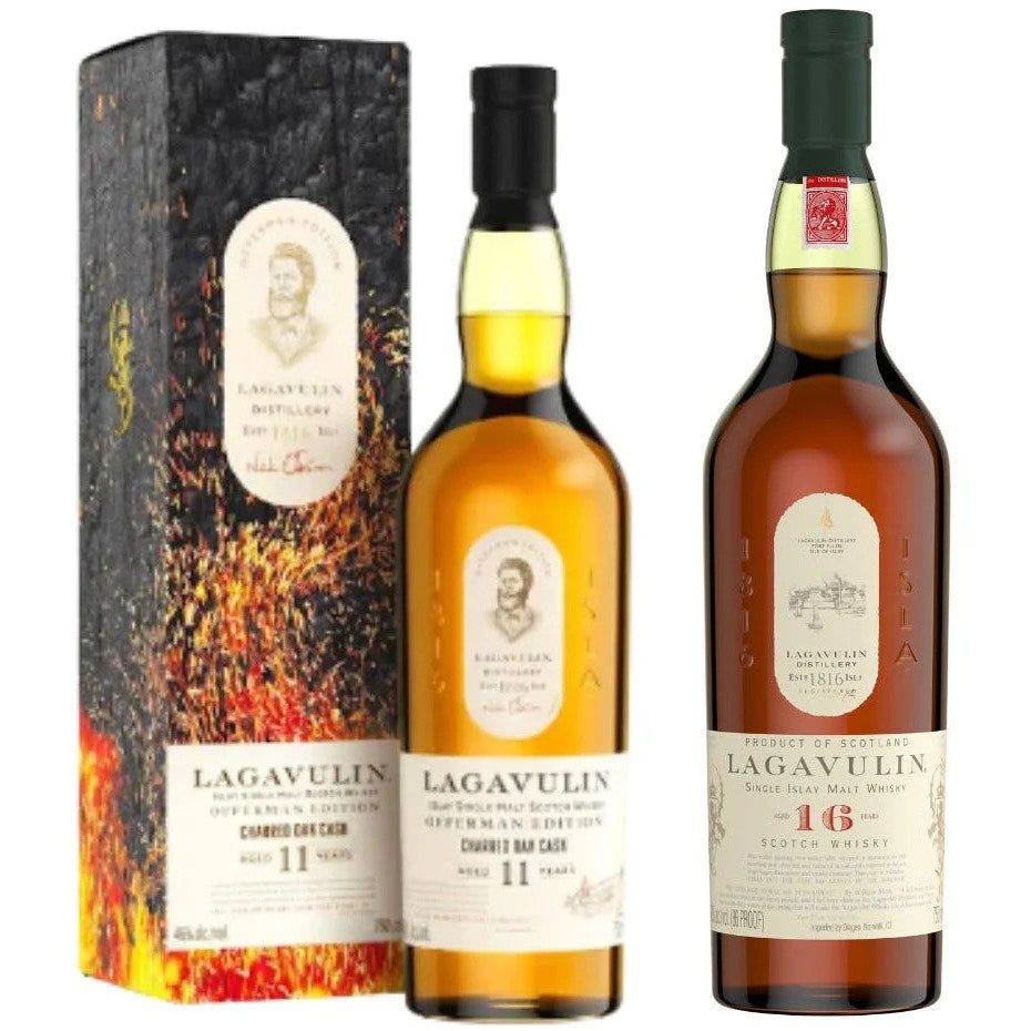 Lagavulin Scotch Irish Whisky Combo 750ml - Liquorbros - Medium