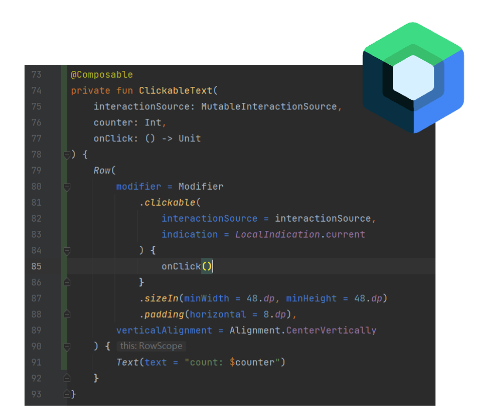 The Modifier in Android Compose (Gesture — Clickable) | by Willie Chang | Medium