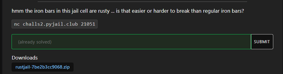 JailCTF2025 — RustJail | Breaking Out of a Rust Jail | CTF Challenge ...