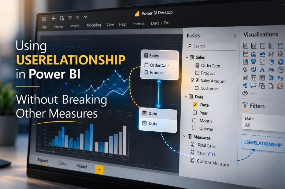 Using USERELATIONSHIP in Power BI Without Breaking Other Measures: A ...