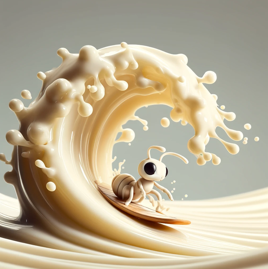 Ai Pictures #003 Milk Crown. Interactive Ai pictures of the wonders ...
