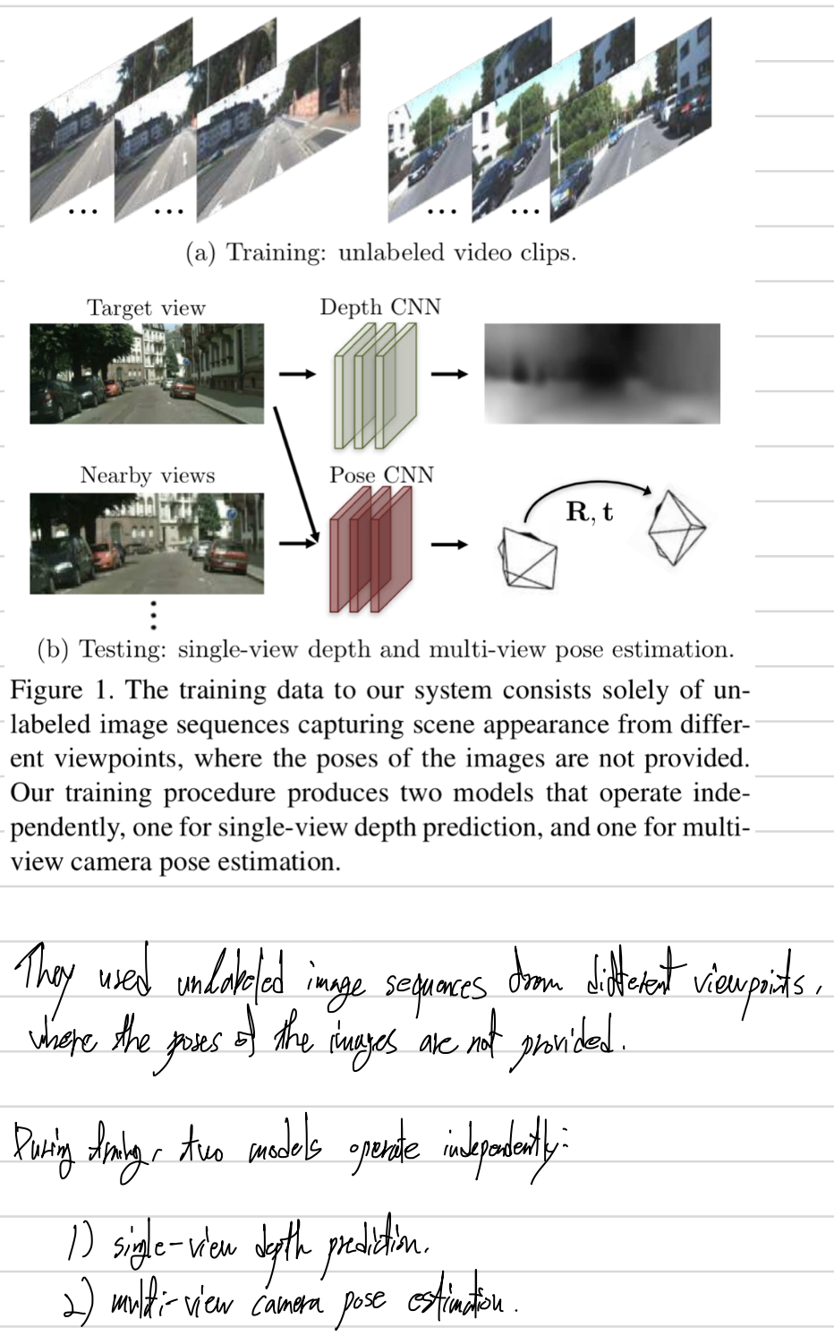 Simple Review: Unsupervised Learning of Depth and Ego-Motion from Video - Jeongwon Pyo - Medium