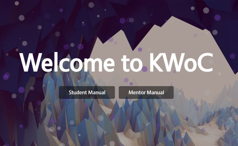 My first open-source development experience with KWOC. | by Palash ...