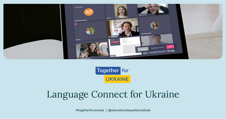Language Connect for Ukraine. Supporting Ukrainians Through Language ...