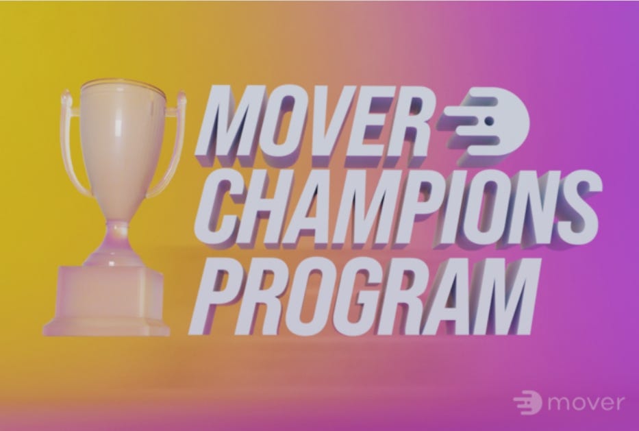 Introducing Mover Champions Program | by Prakharvaish | Medium