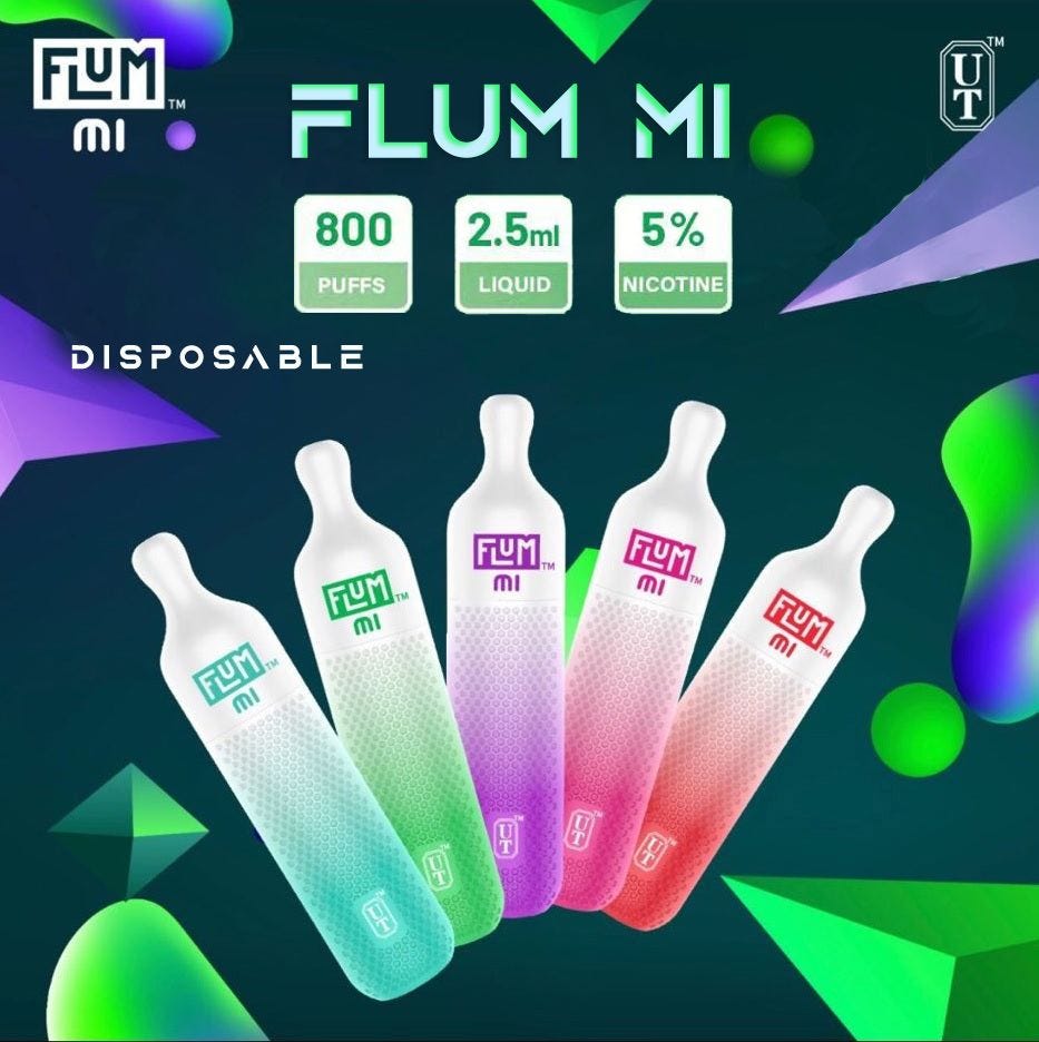 Flum MI Disposable Device 5% — 800 Puffs — 10 Pack | Easywholesale ...