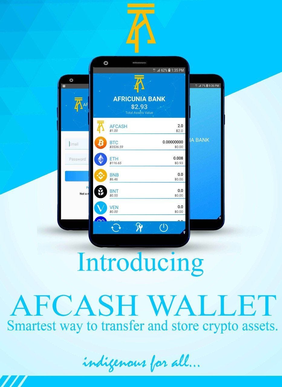 AFCASH MULTI-CURRENCY ANDROID MOBILE DIGITAL WALLET! | by AFRICUNIA ...