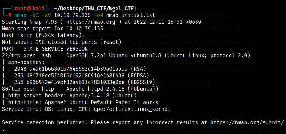 Wgel CTF THM My Walkthrough. Scanning And Enumeration | by Min Khant ...