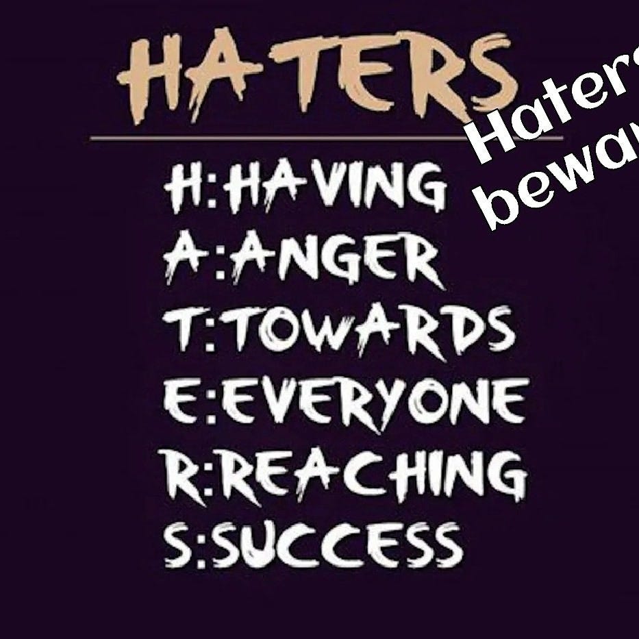 Haters beware!. There are all kinds of people out there… | by Treadmill ...