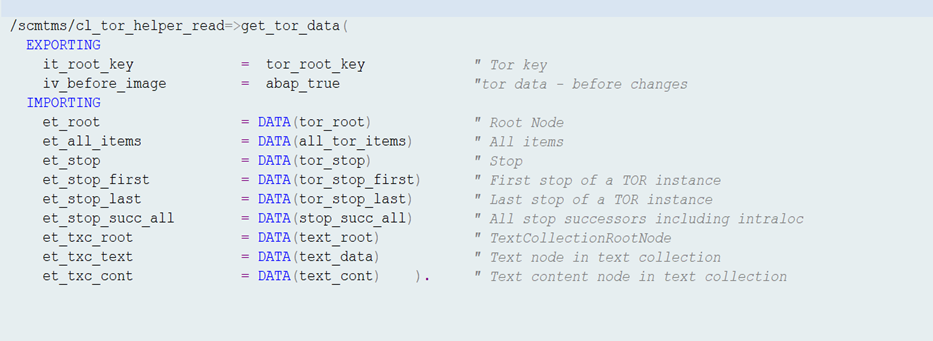 SAP TM — Helper Classes. While coding in SAP TM, data can be… | by LEENA BHIRUD | Medium