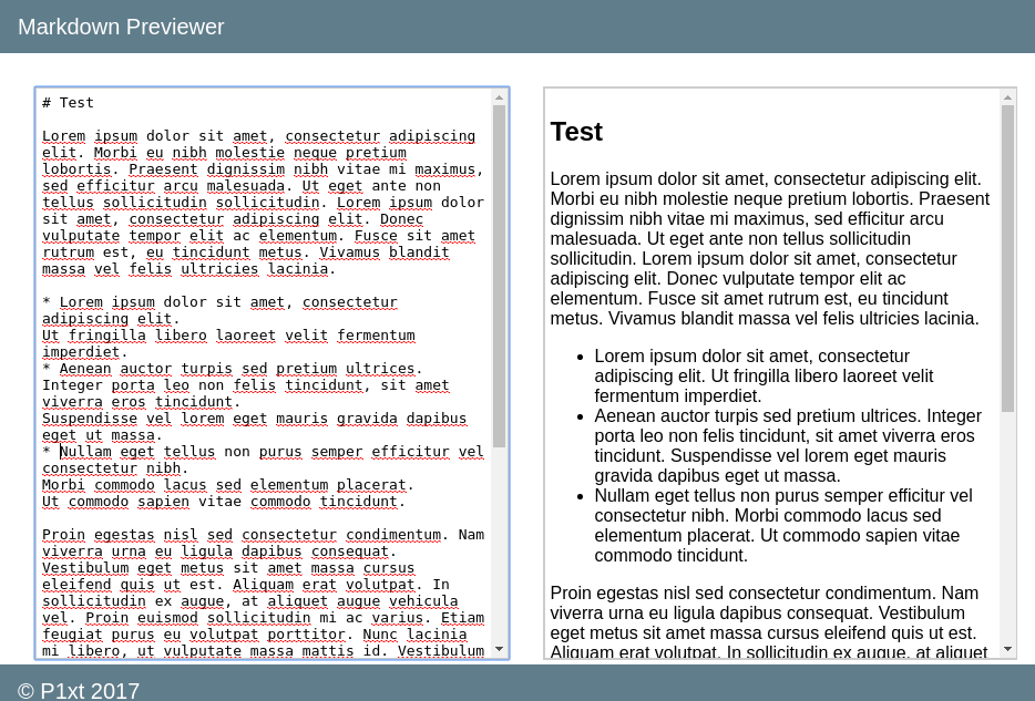 FCC Speedrun — Markdown Previewer | by P1xt | P1xt’s Blog | Medium