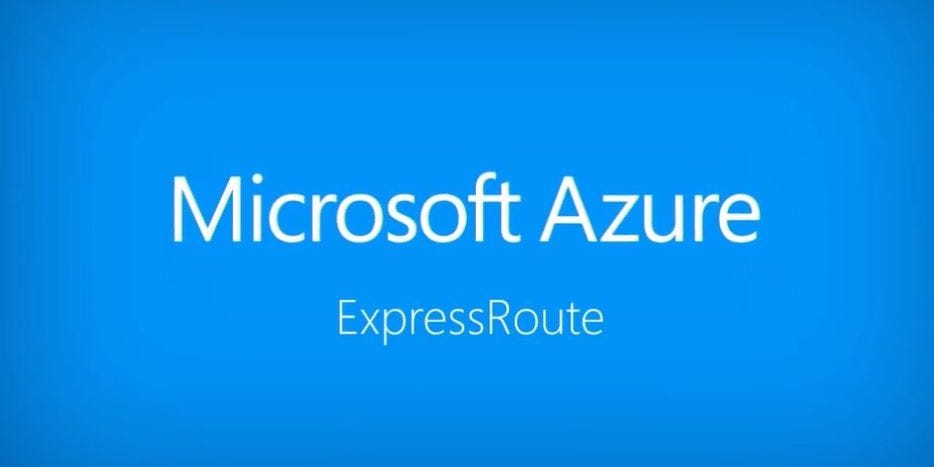 Notes About Azure ExpressRoute. What Azure services can be used for ...