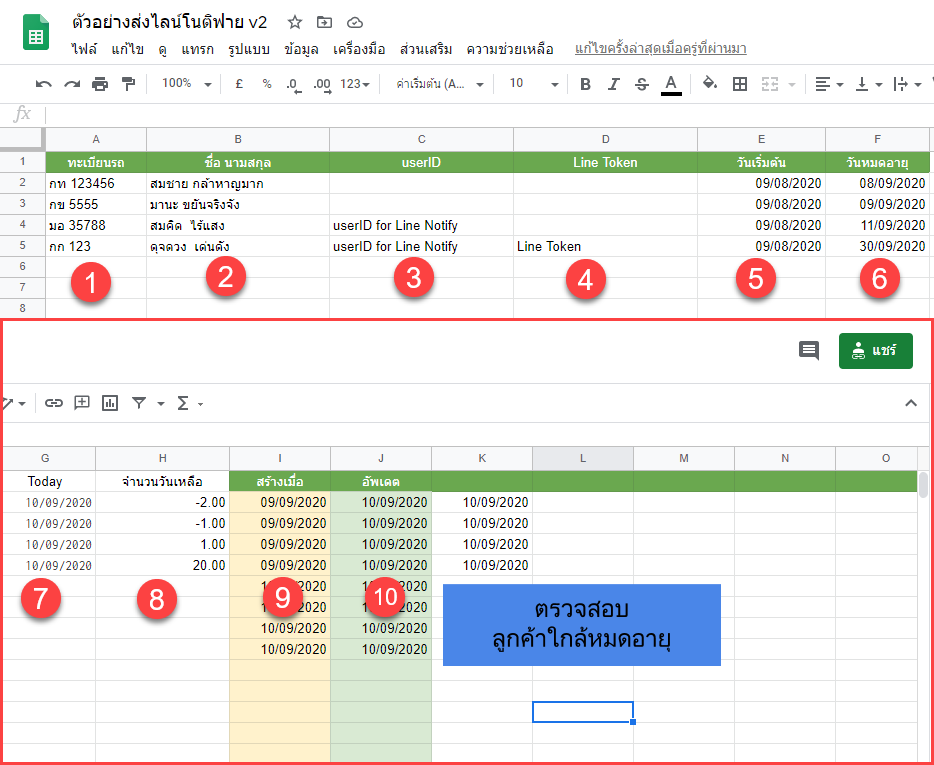การเขียน Google Script ส่งไลน์ Notify เมื่อมีการเปลี่ยนแปลงบน Google Sheet | by Warapetch RPVS ...