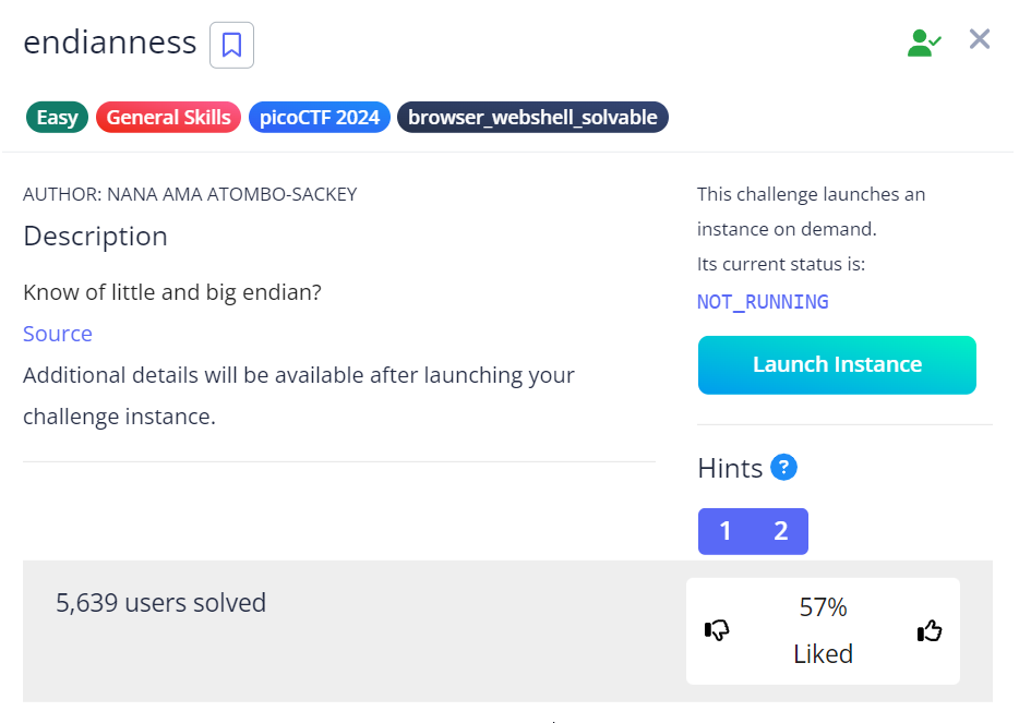 PicoCtf — Endianness (little and big endian ) | by Espress0 | Medium