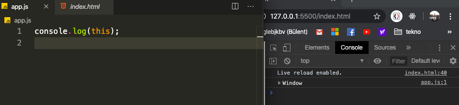 Javascript ile “this” Kullanımı. javascript te “this” ifadesi o an için ...