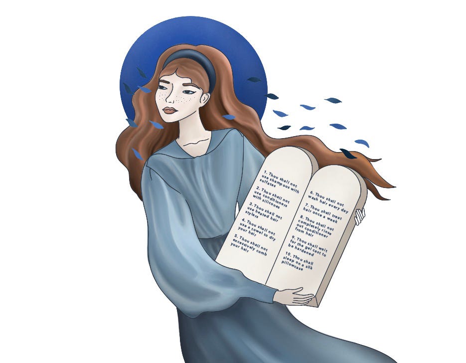 The Ten Curly Hair Commandments. If Moses was a Woman with Curly Hair ...
