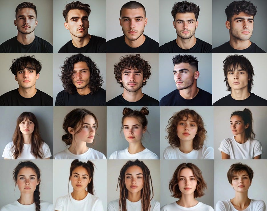 30+ Stunning AI-Generated Hairstyles: Key Prompts Revealed! | by Tansy ...