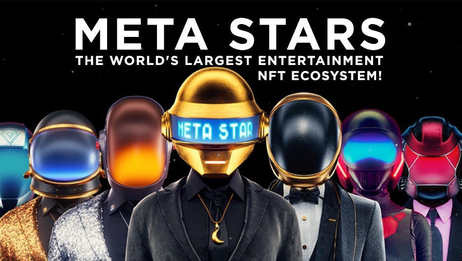 The Meta Stars, the world’s largest entertainment NFT ecosystem! | by ...
