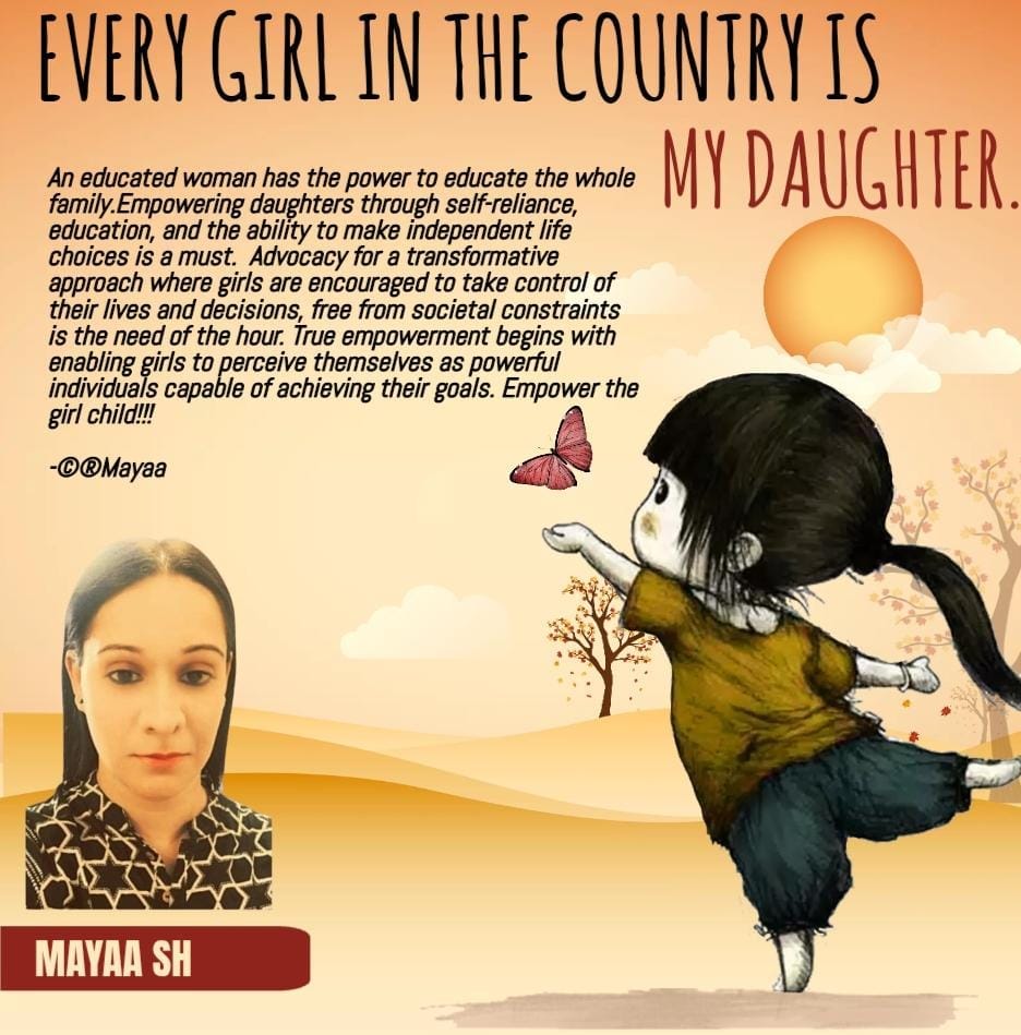 Mayaa SH | "Every Girl In The Country is My Daughter" | by Publishing Pitaara | May, 2025 | Medium
