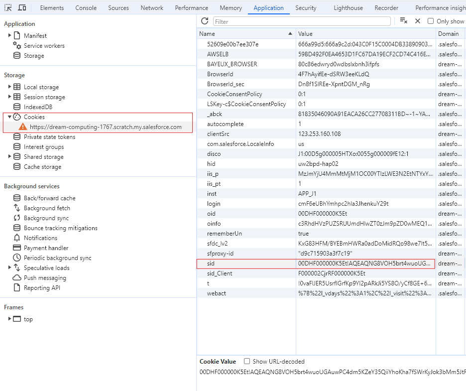 Obtaining a Salesforce Session ID Using Chrome | by Abhishek razy | Medium