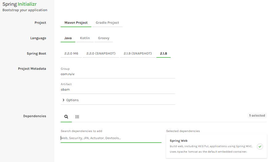 Chapter 1. SpringBoot+Angular2+Maven | by Rustam Ivaniakov | Medium