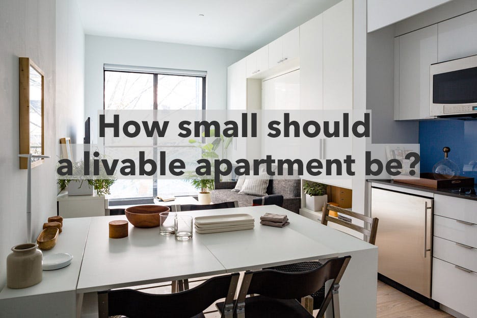 How Small Should a Livable Apartment be? | by reSITE | Medium