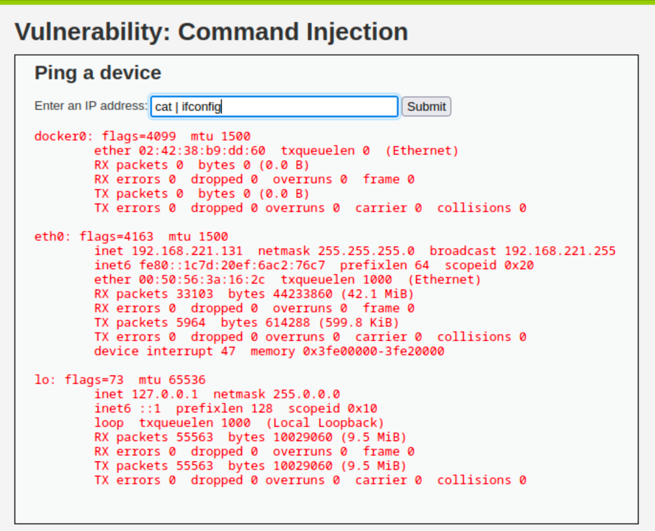 Dvwa Command Line Injection By Manzilkhatri Jul 2023 Medium