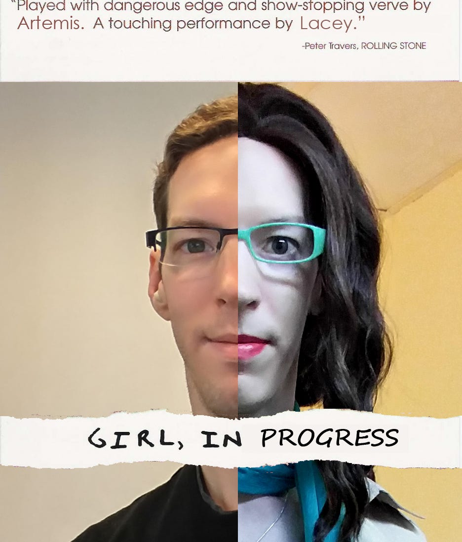 Girl, In Progress. Like many trans people early in their… | by Lacey ...