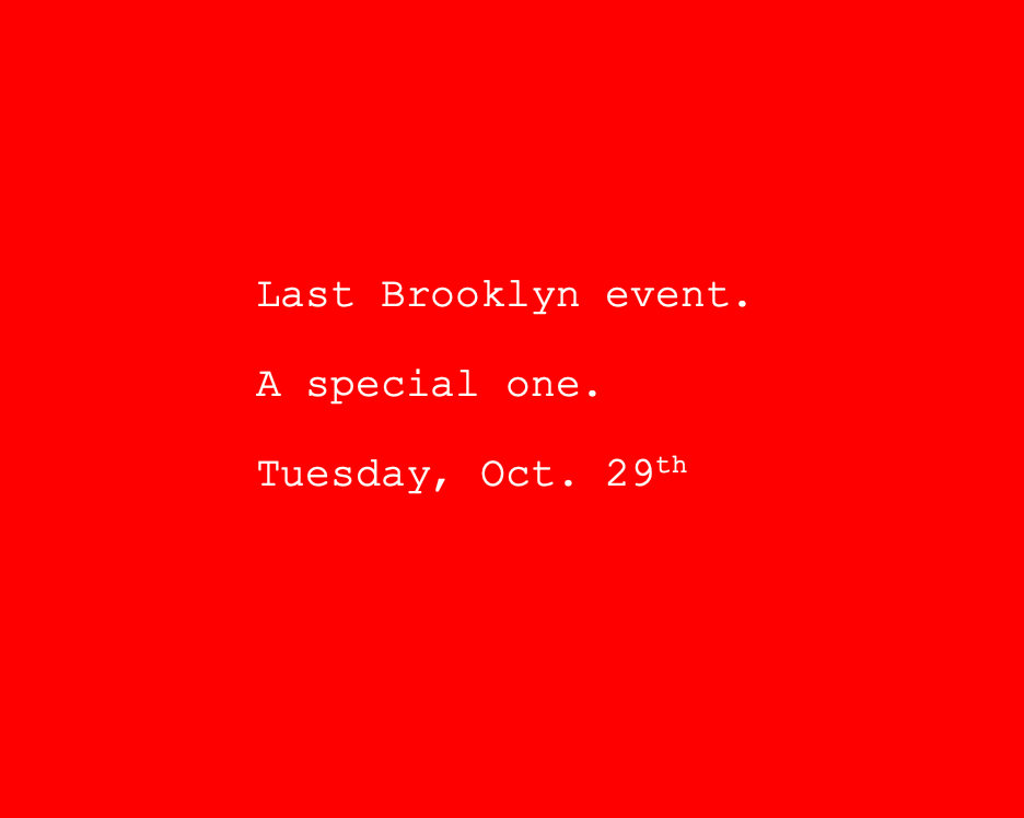 Last Event In Brooklyn.. In the current run, anyhow… | by Jonathan Lethem | Oct, 2024 | Medium