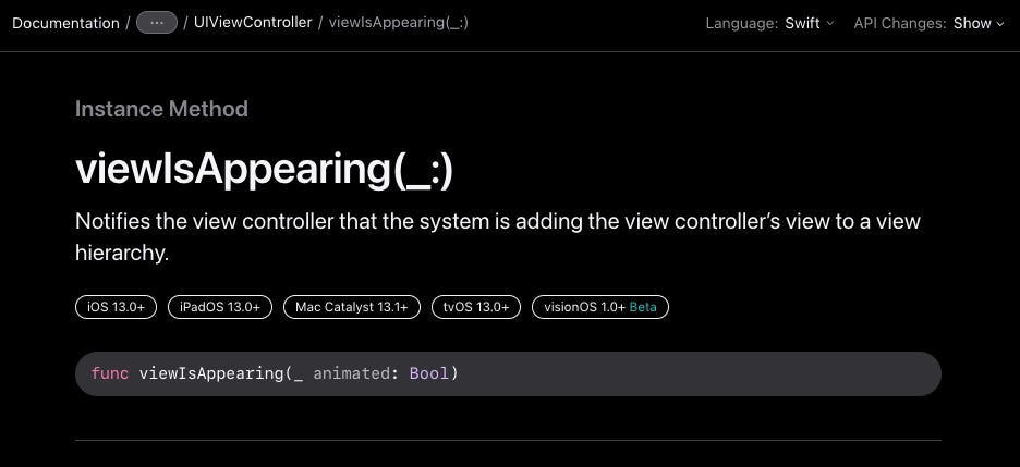 Understanding UIViewController’s viewIsAppearing(_:) | by Thongchai ... Understanding UIViewController’s viewIsAppearing(_:) | by Thongchai ...