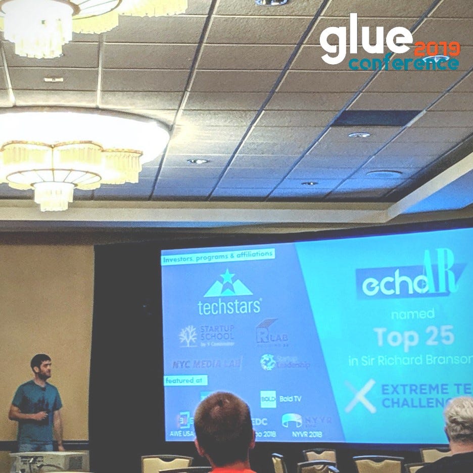 echoAR runs workshop at GlueCon 2019 | by echo3D | echo3D | Medium